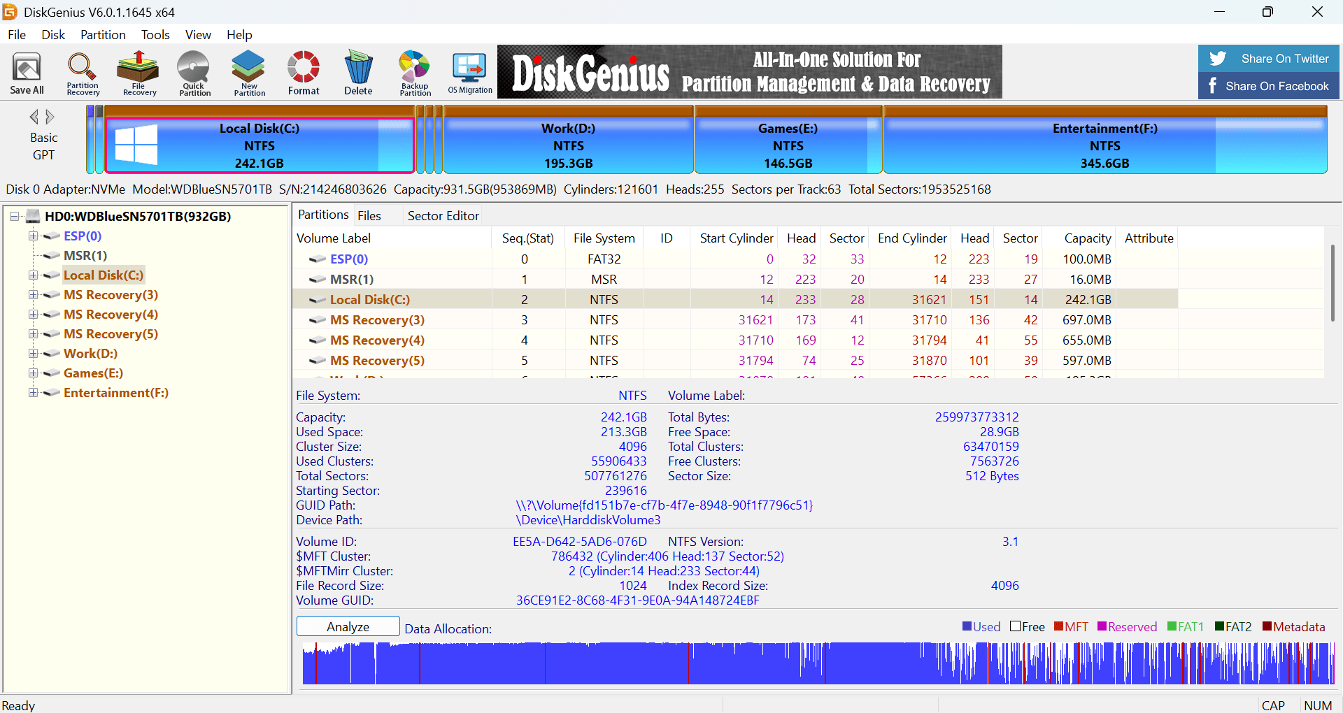 DiskGenius Free Download DiskGenius Free Download